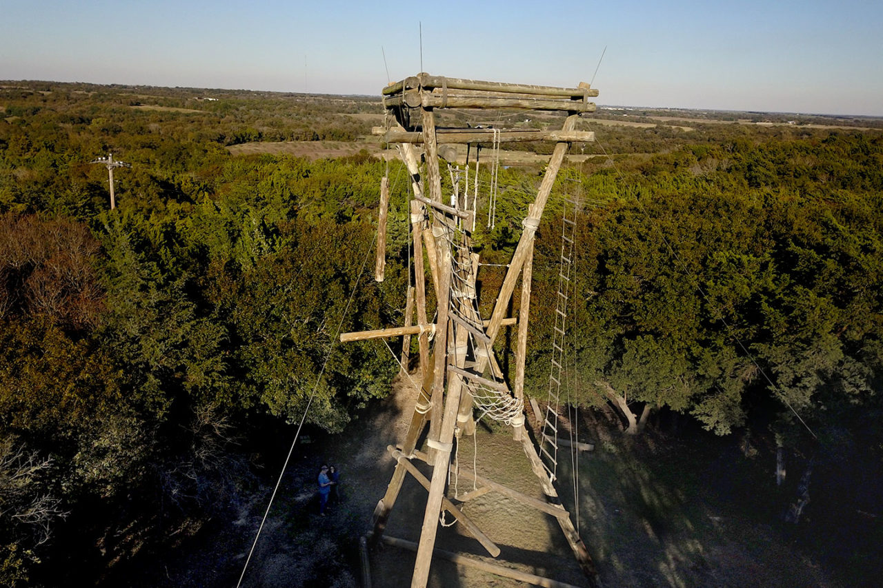 Challenge Course and Climbing Tower - URJ Greene Family Camp