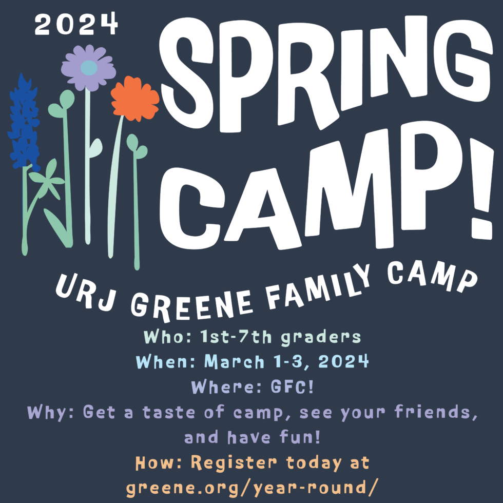 Spring Camp - URJ Greene Family Camp
